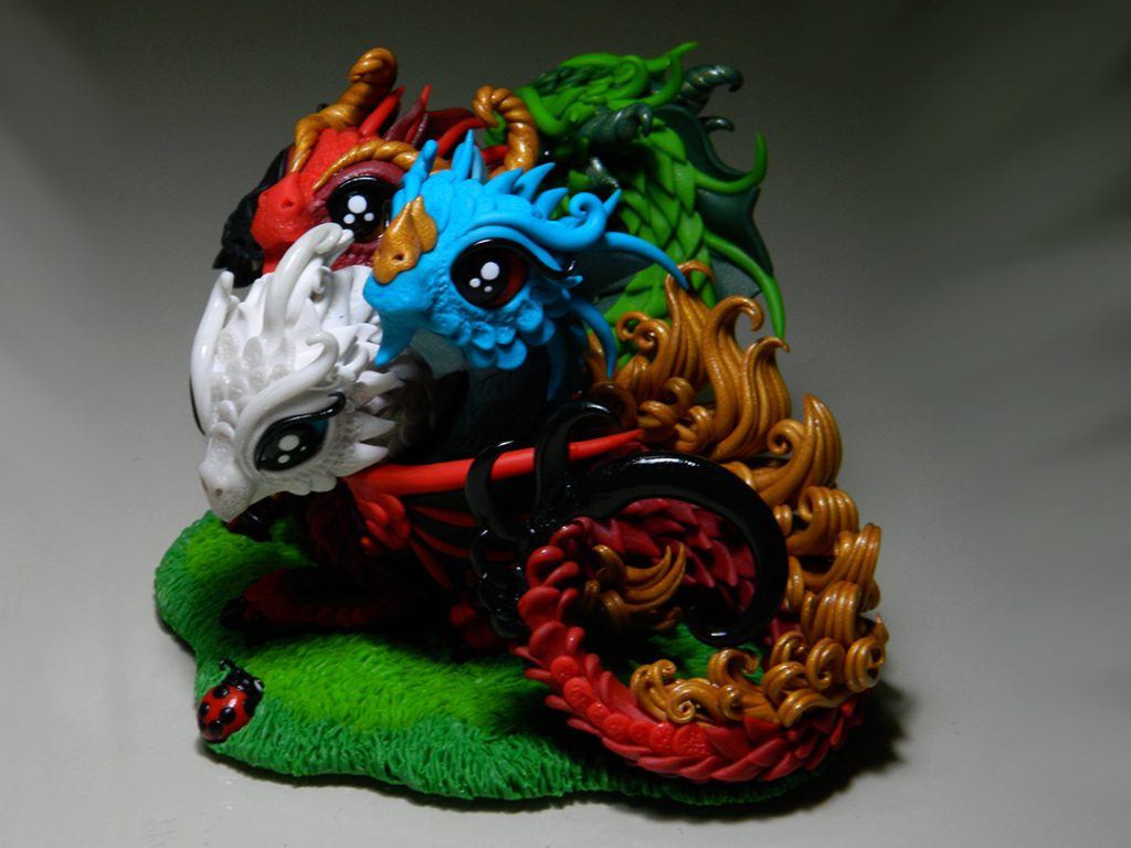 Chibi Tiamat (Summer afternoon) – Unique / Not for sale – MD Dragons