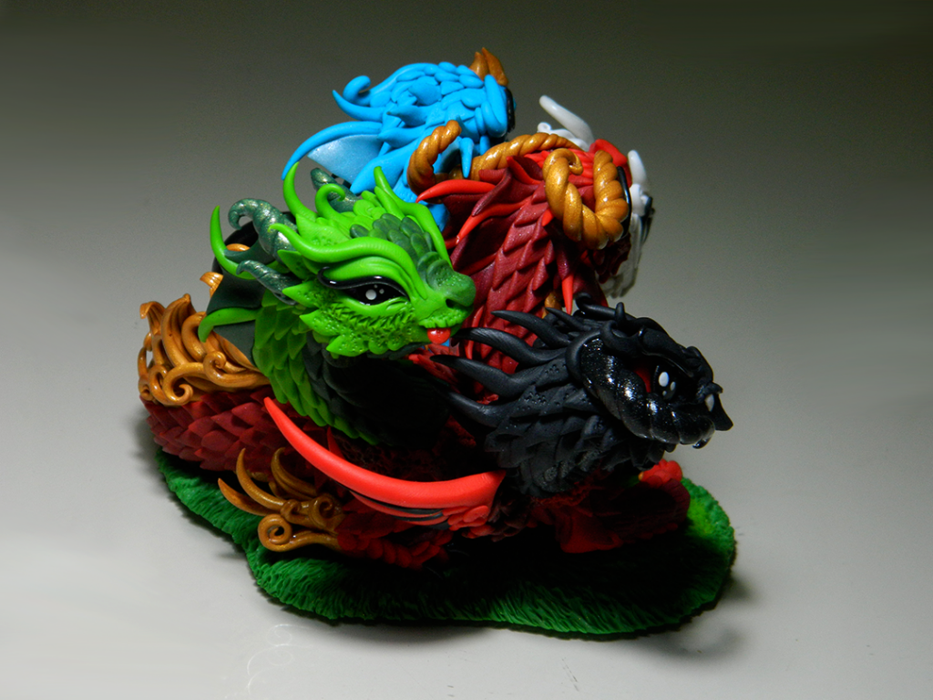 Chibi Tiamat (Summer afternoon) – Unique / Not for sale – MD Dragons