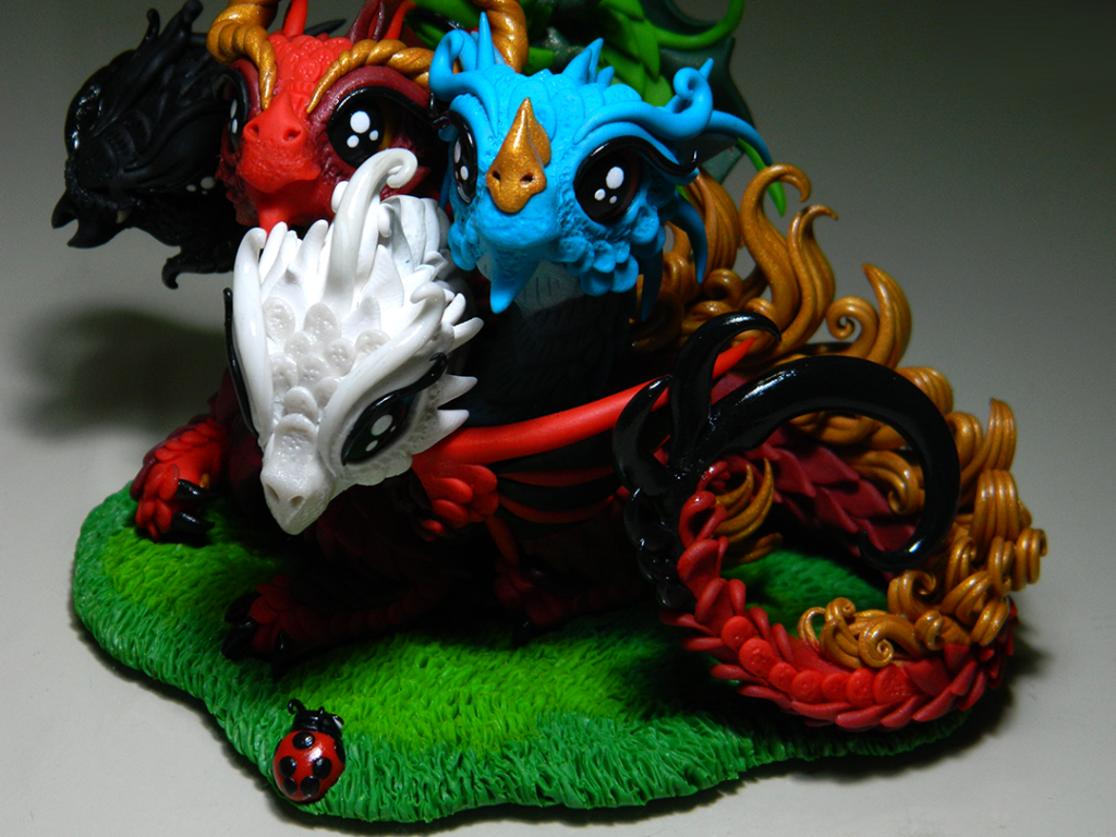 Chibi Tiamat (Summer afternoon) – Unique / Not for sale – MD Dragons