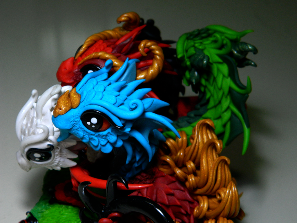 Chibi Tiamat (Summer afternoon) – Unique / Not for sale – MD Dragons