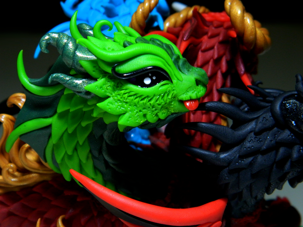 Chibi Tiamat (Summer afternoon) – Unique / Not for sale – MD Dragons